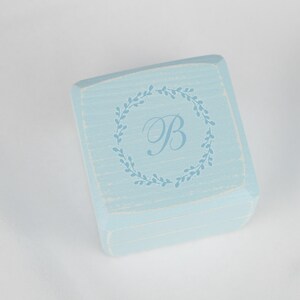 Marry Me Blue Engagement Ring Box, Wedding Proposal Ring Box, Custom ...