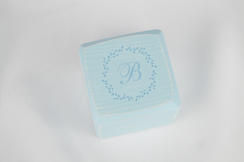 Marry Me Blue Engagement Ring Box Wedding Proposal Ring Box - Etsy