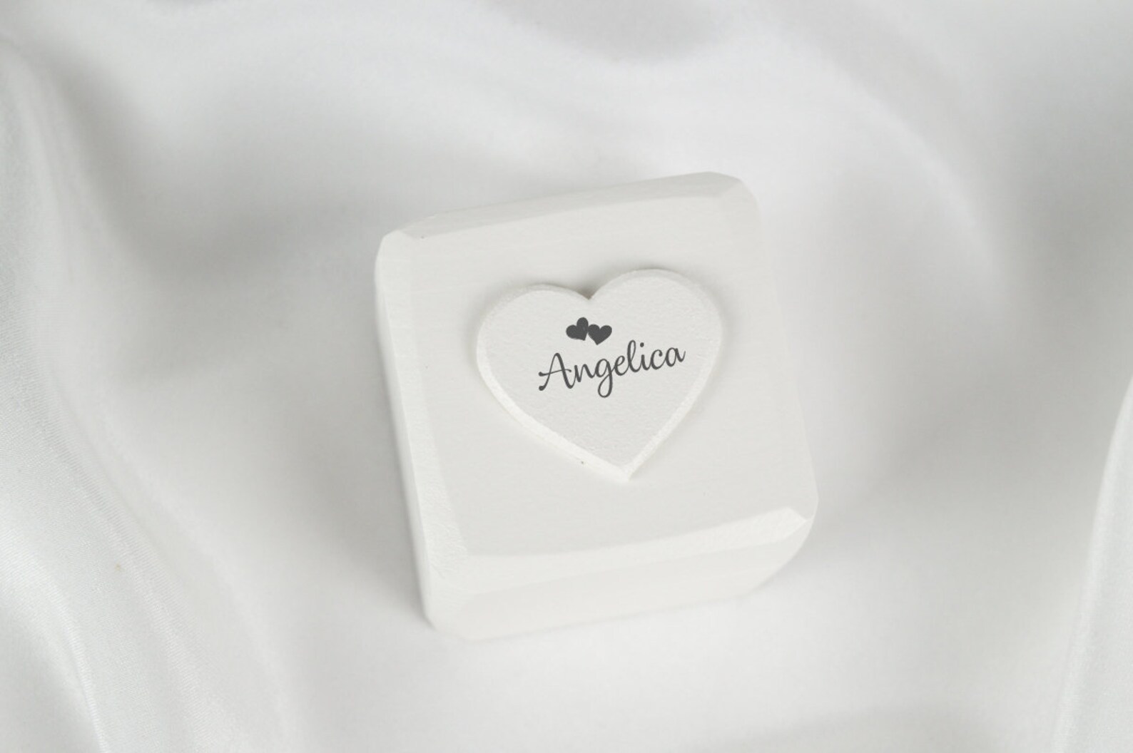White Engagement Ring Box Proposal Ring Box White Ring Box | Etsy