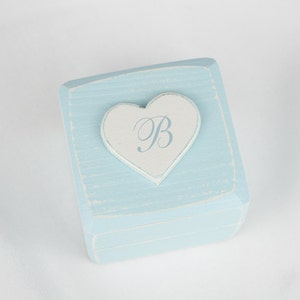 Marry Me Blue Engagement Ring Box, Wedding Proposal Ring Box, Custom ...