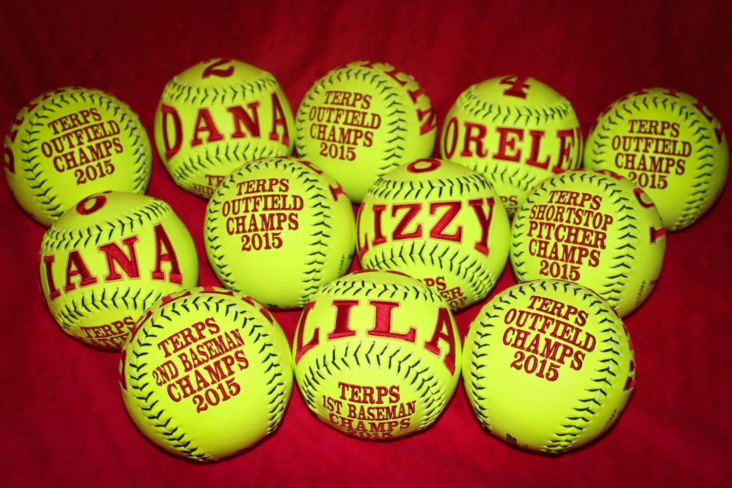 Set of Team Balls - MINIMUM of 10 - Etsy