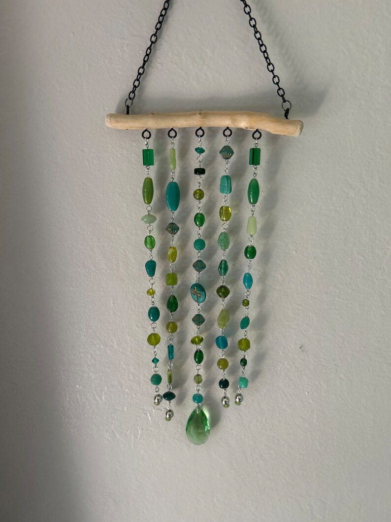 Green and Teal Sun Catcher - Etsy