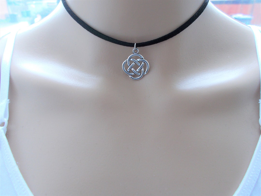 Celtic Knot Choker Necklace- Small Gift for Women - Celtic Jewellery ...