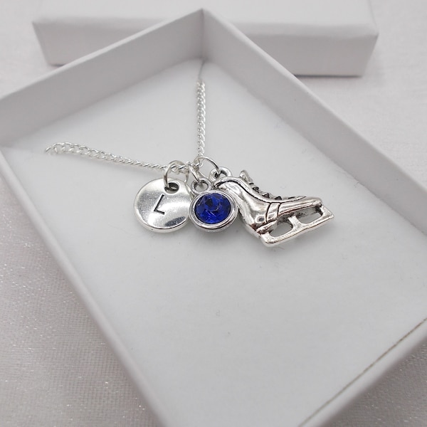 Ice Skating Necklace - Etsy