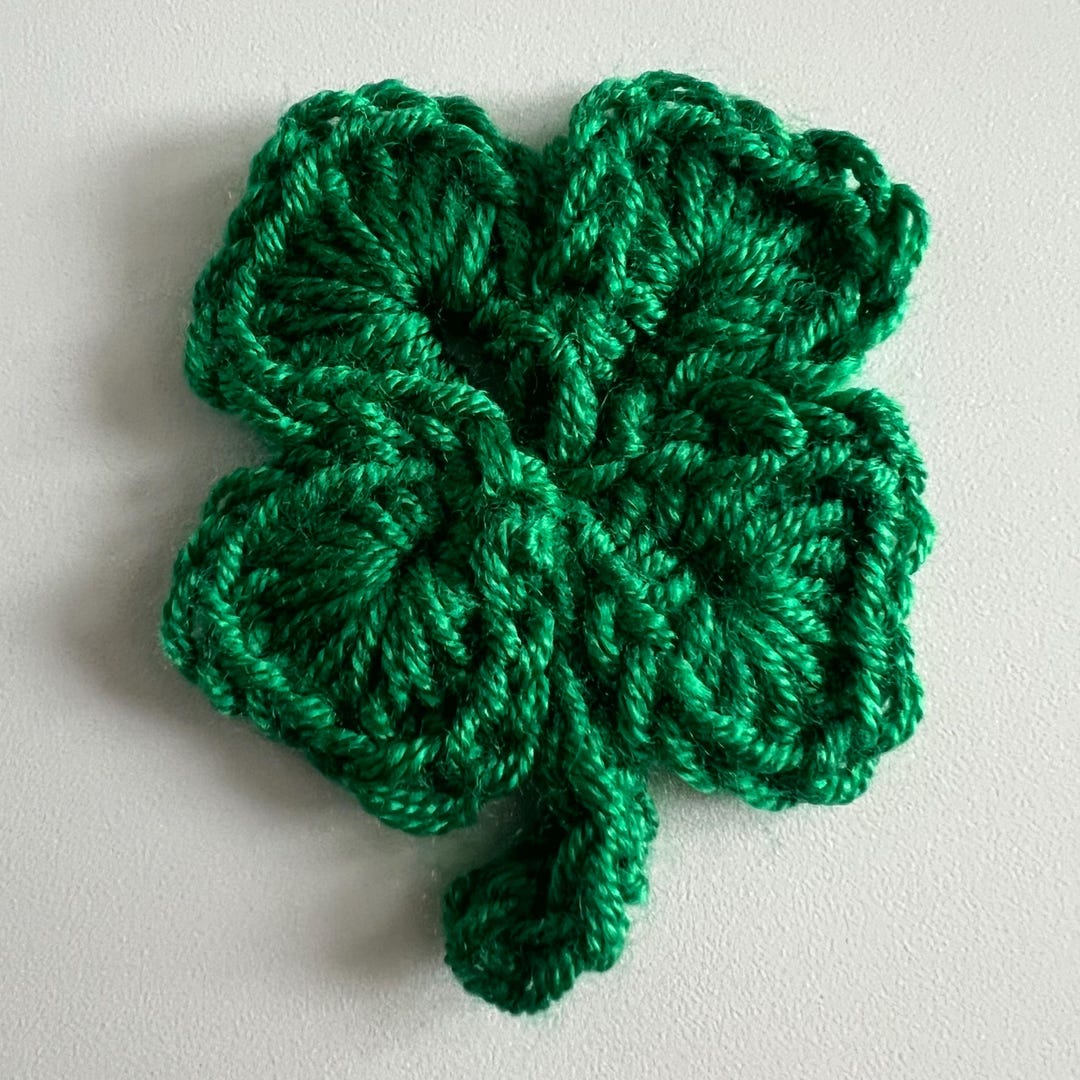 How to Crochet a Four-leaf Clover. PDF Pattern - Etsy
