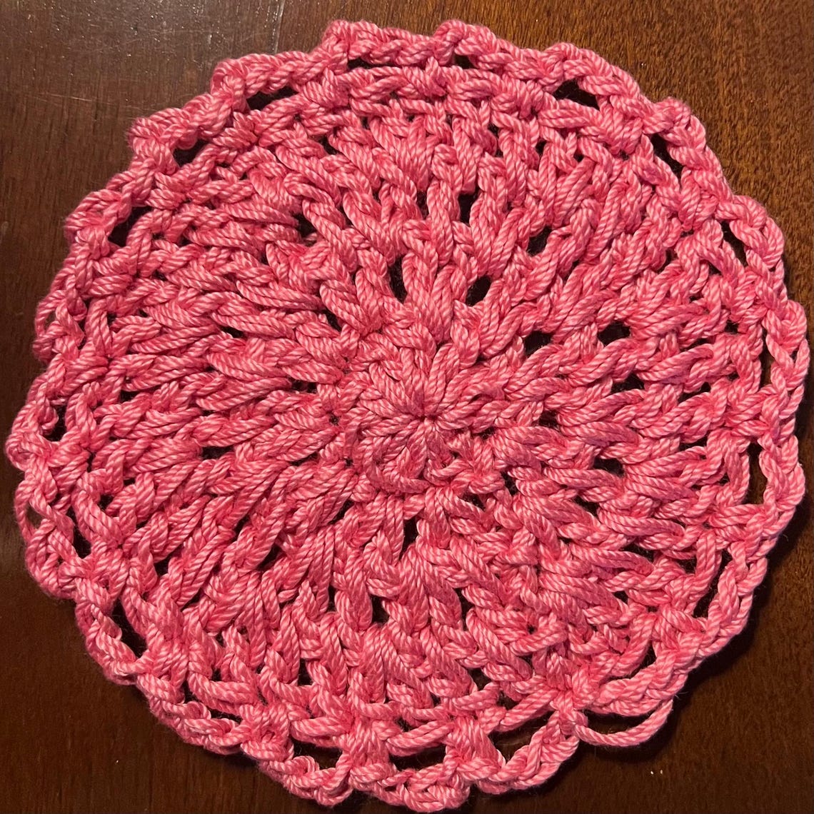 How to Crochet an Easy Coaster. PDF Pattern - Etsy