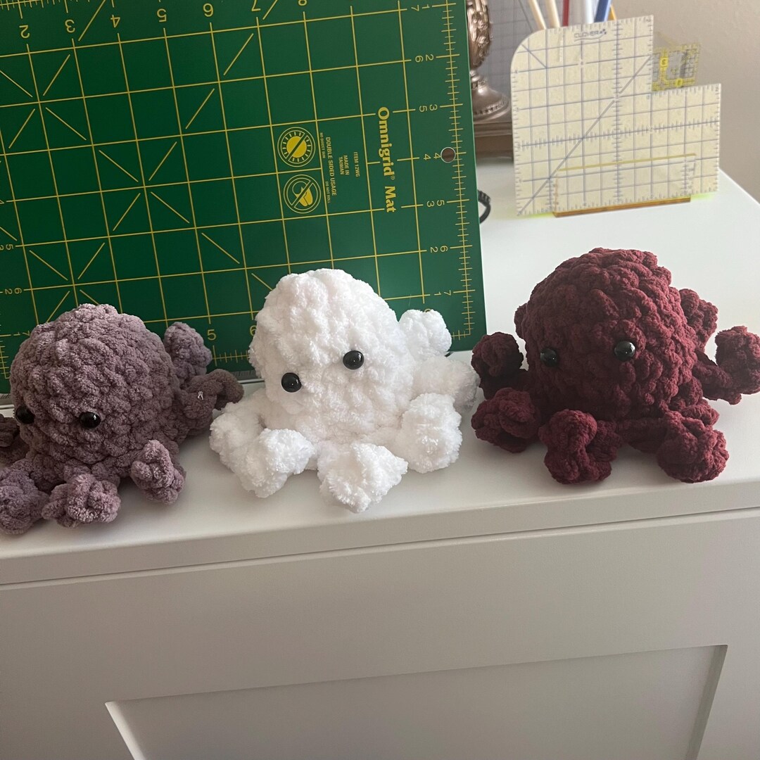 Crocheted Stuffed Octopus, Handmade in a Pet-free/nonsmoking ...