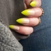 Neon Ombre Fluorescent Illuminous Hand Painted False Nails Press on ...