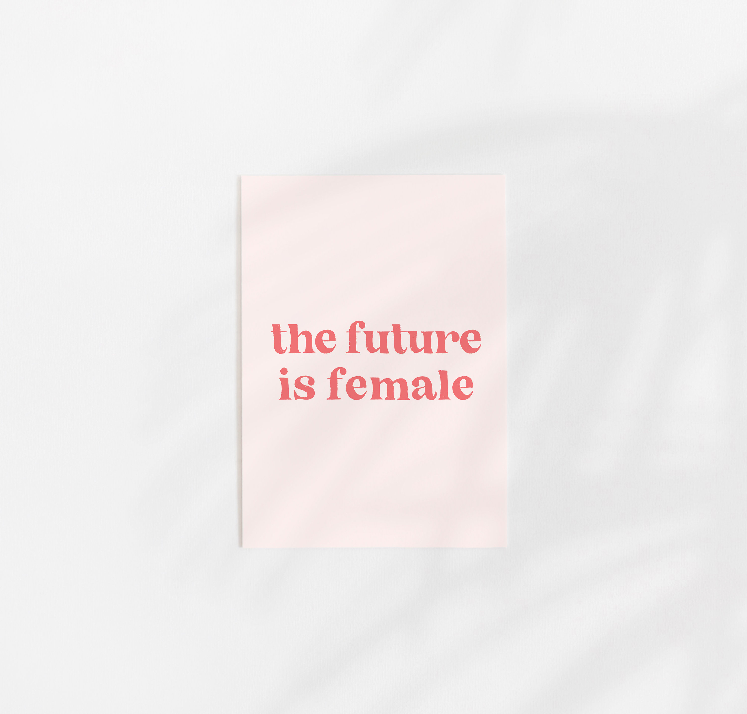 The Future is Female Poster Empowering Print Feminist - Etsy
