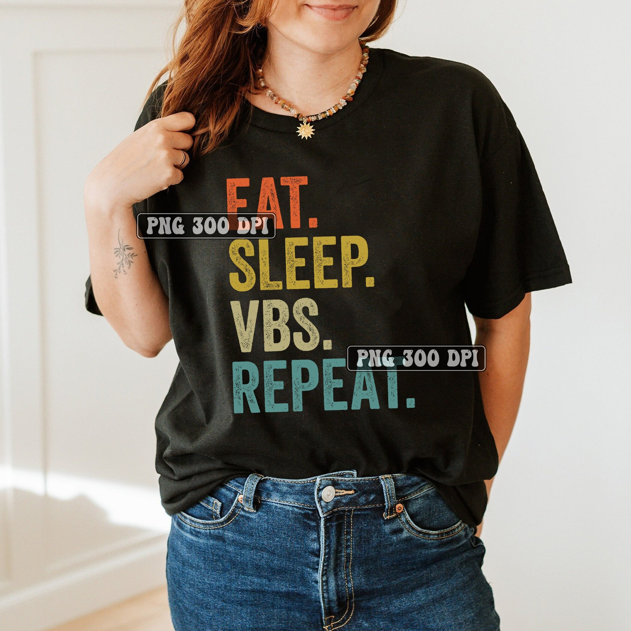 Eat Sleep VBS Repeat Png, I Love VBS Png, Vacation Bible School Png, VBS 2024 Png, - Etsy