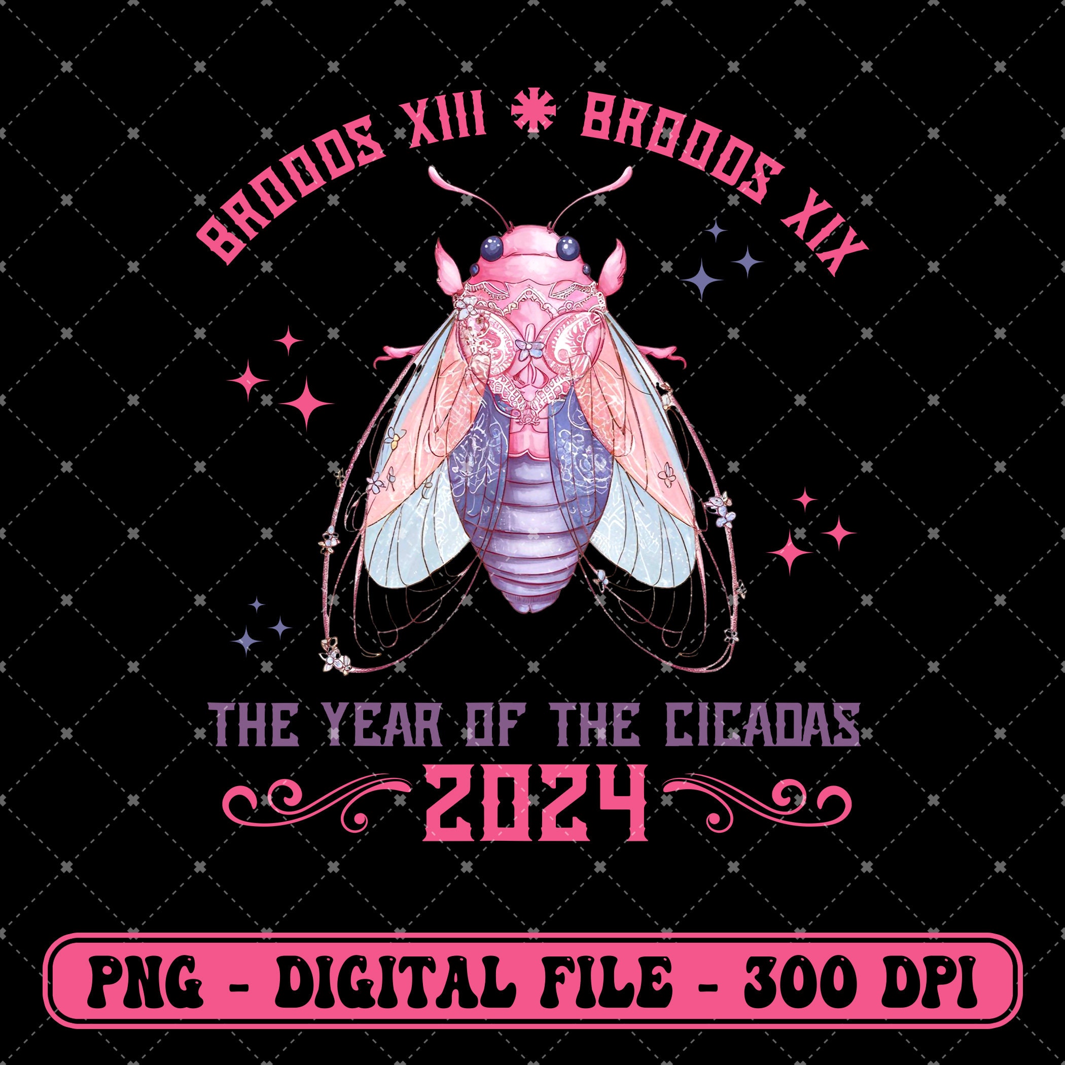 Year of the Cicada 2024 Png, Cicada 2024 Png, the Cicadas Reunion Tour ...
