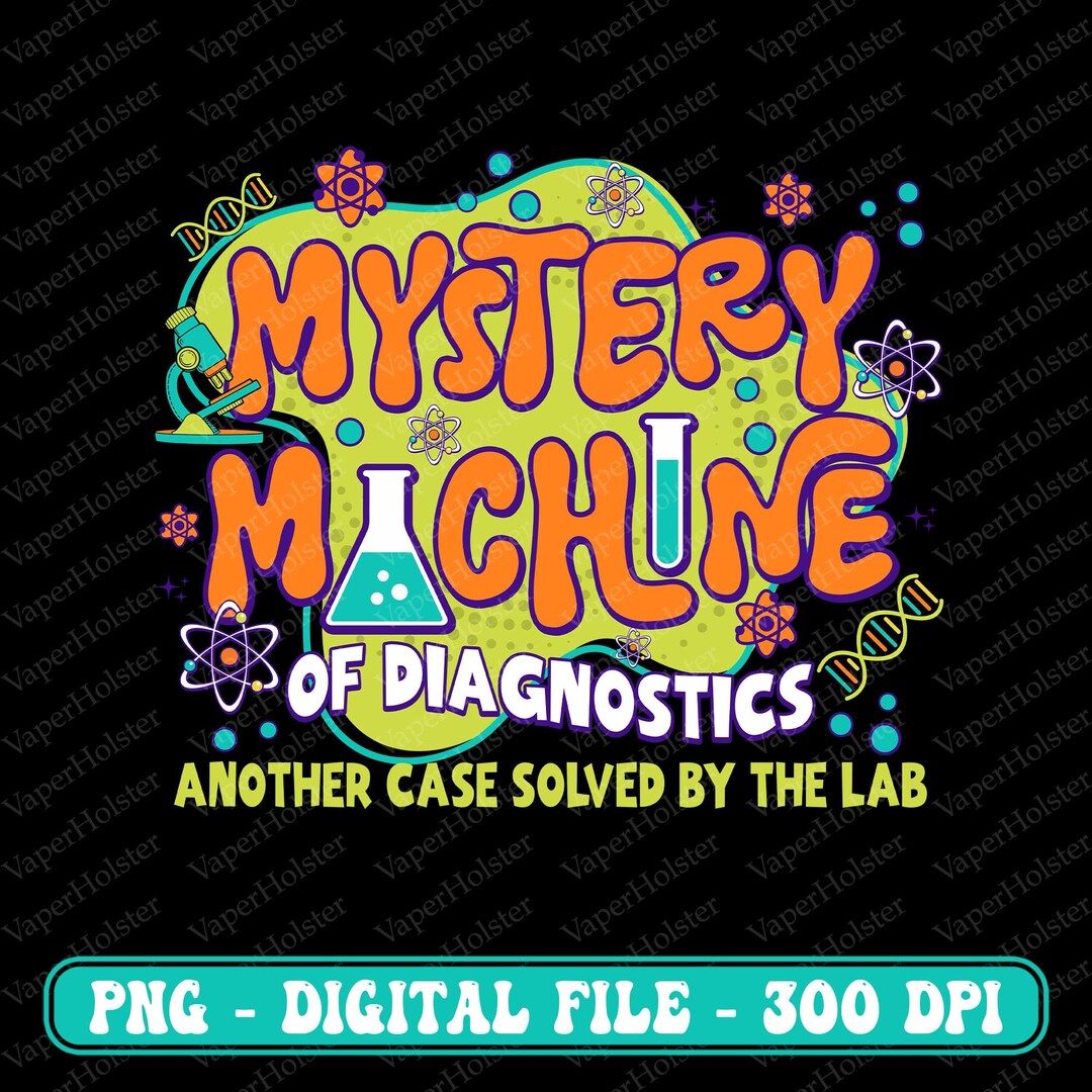 Lab Week 2025 Mystery Machine Png, Mystery Machine of Diagnostics Png ...