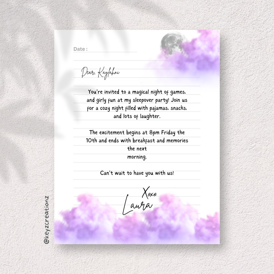 Dreamy Clouds Printable Stationery Paper, Journal Writing Paper, Letter ...