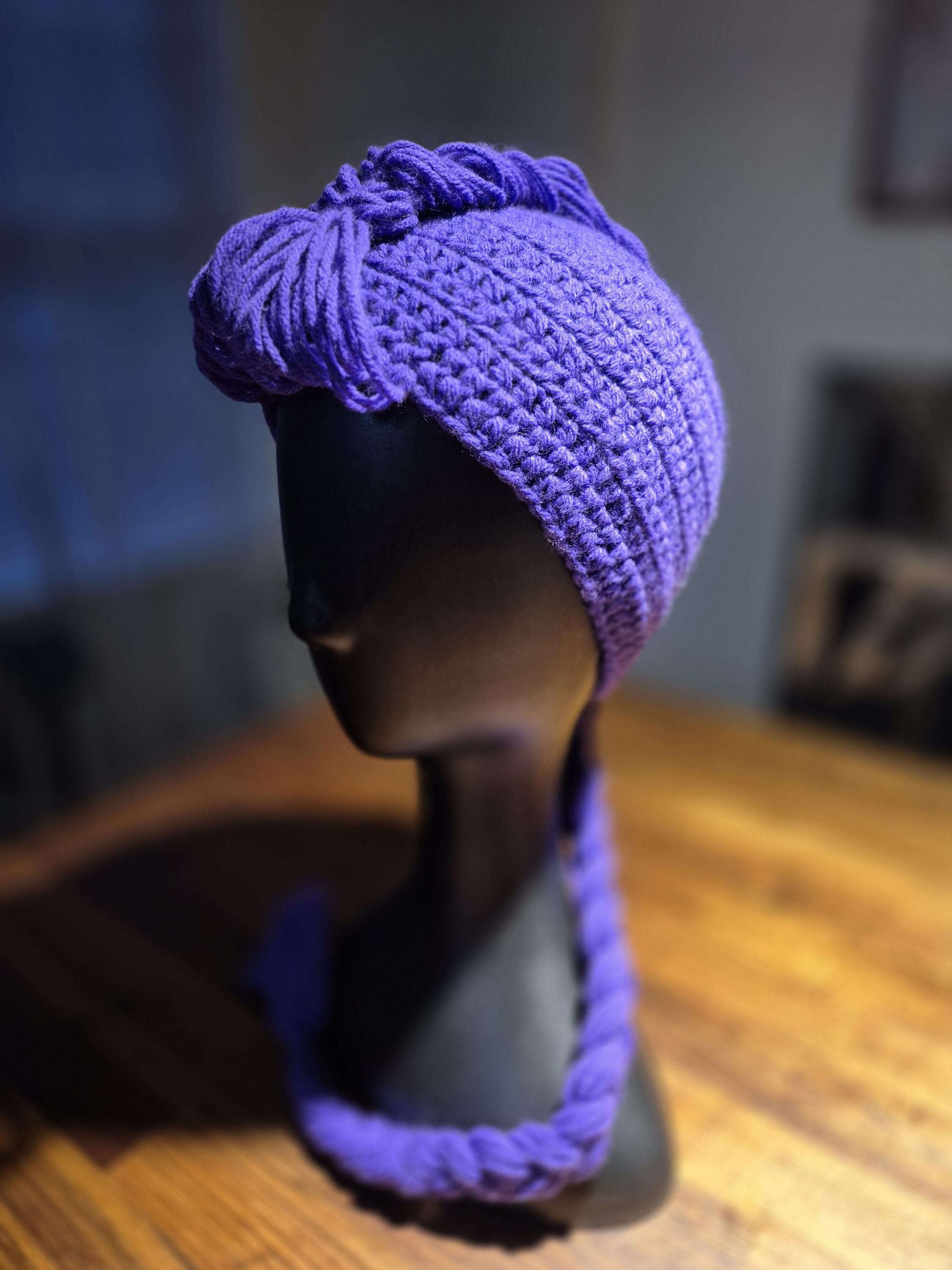 Crochet Mohawk Braid Beanie: Rumi Huntrix Cosplay Hat - Etsy