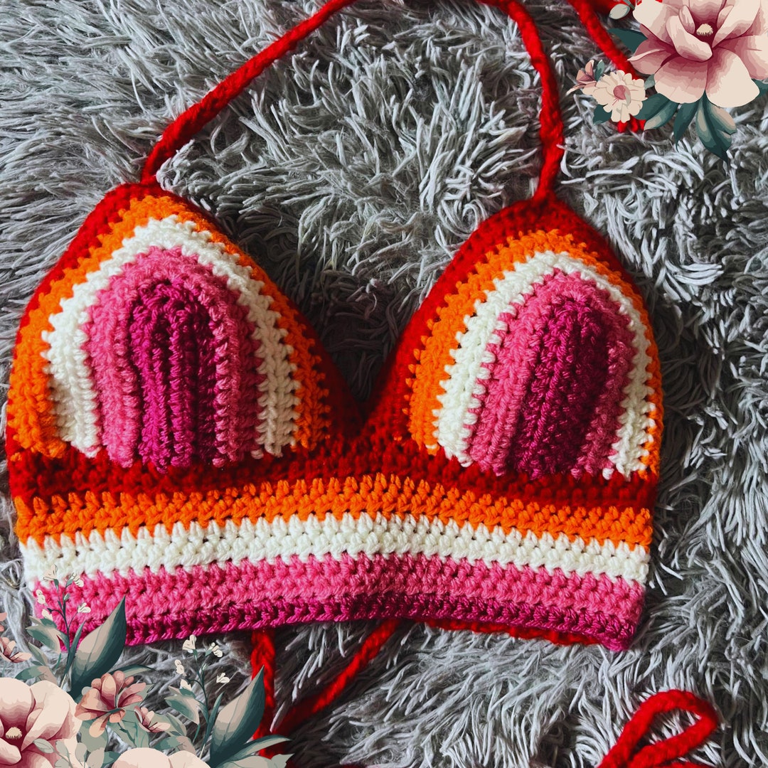 Rainbow Crop Top /women’s Pride Top| Lesbian Pride |rainbow Top - Etsy