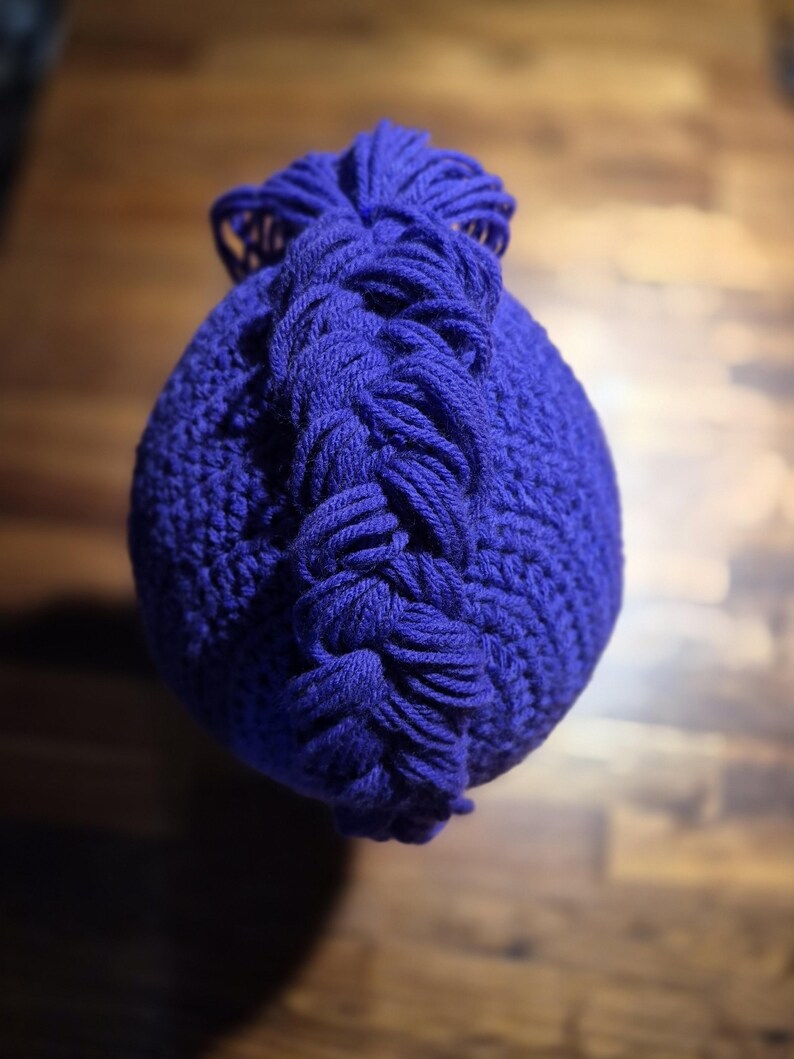 Crochet Mohawk Braid Beanie: Rumi Huntrix Cosplay Hat - Etsy