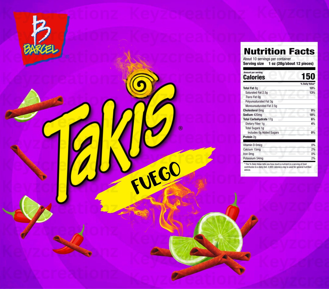 Takis Fuego Lime Tumbler Wrap Digital Download PNG File - Etsy