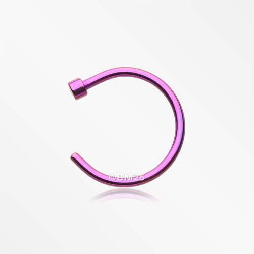 Double Nose Ring for Single Piercing Gold Nose Ring Hoop | Etsy India