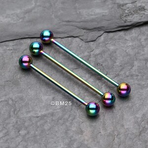 Colorline Basic Industrial Barbell-rainbow - Etsy