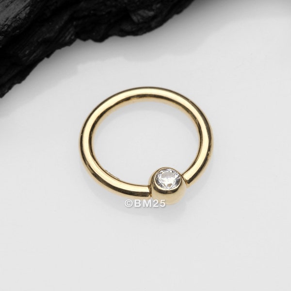 Captive Bead Ring - Etsy