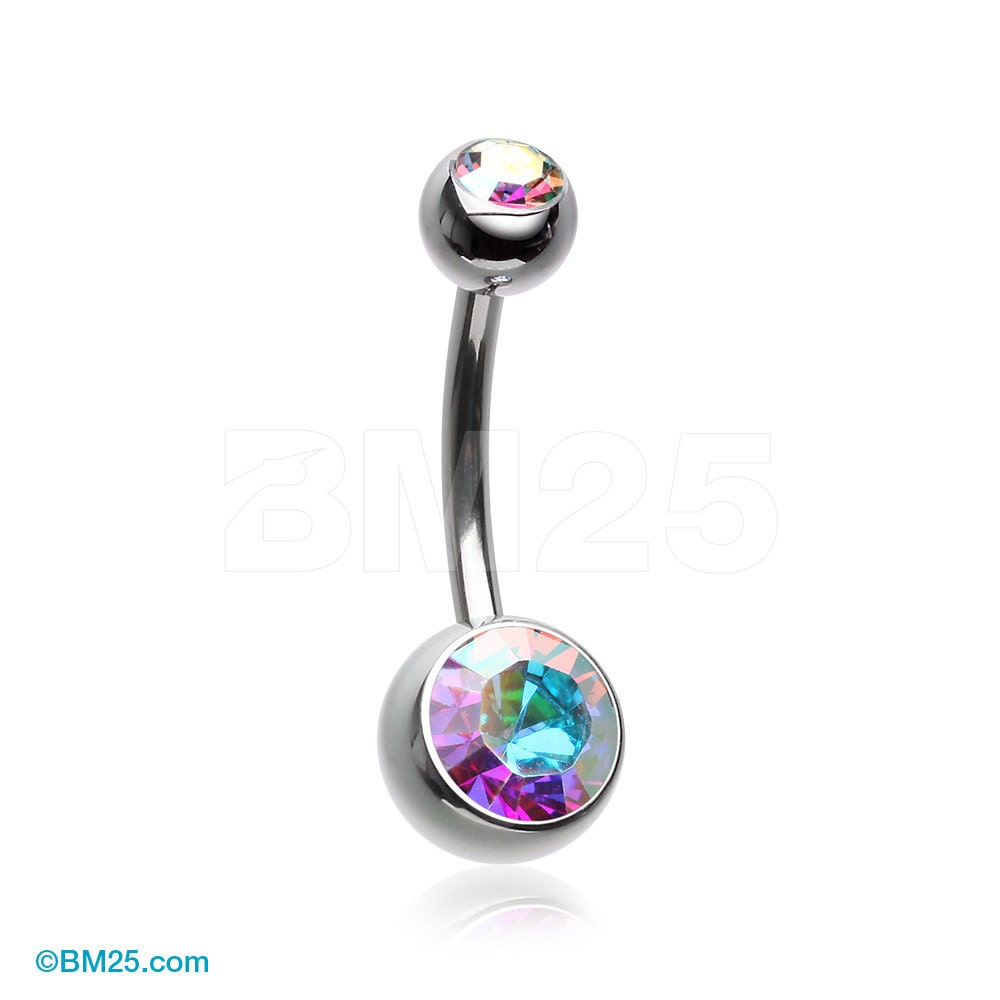 Implant Grade Titanium Internally Threaded Basic Belly Button - Etsy