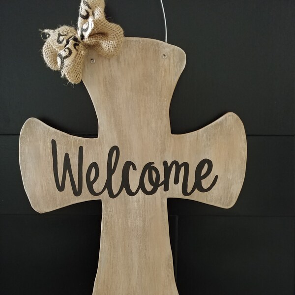 Cross Door Hanger - Etsy