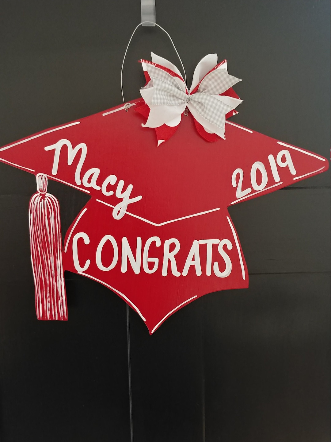 Graduation Cap Door Hanger - Etsy