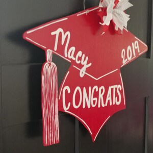 Graduation Cap Door Hanger - Etsy