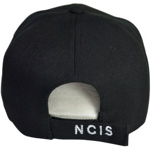 NCIS Hat Black White Embroidery - Etsy