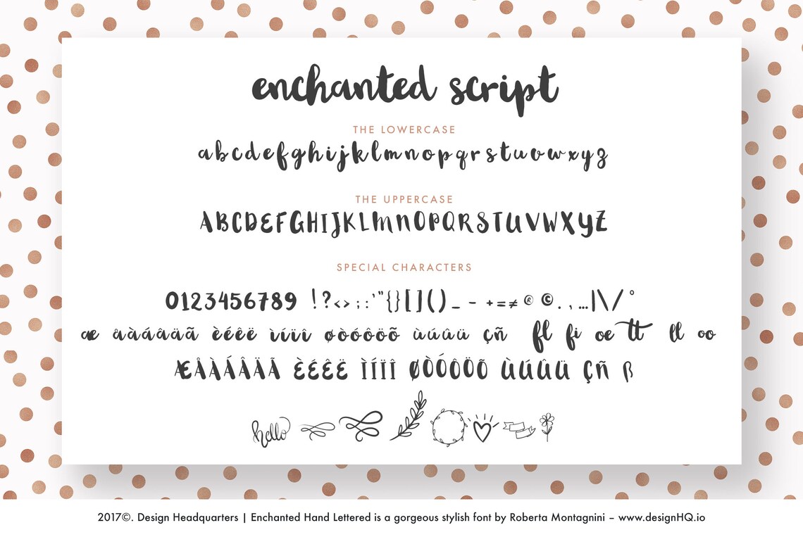 Enchanted Handwritten Font - Etsy