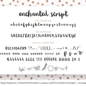 Enchanted Handwritten Font - Etsy