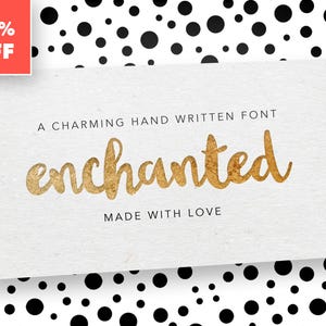 Enchanted Handwritten Font - Etsy