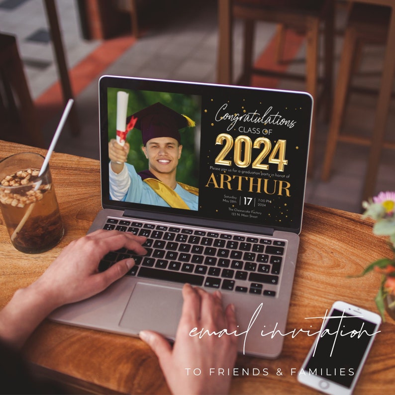 Class of 2024 Graduation Invitation Template, Graduation Invitation ...
