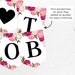 Floral Bride to Be Banner: Printable Bridal Shower Decor (PDF) - Etsy