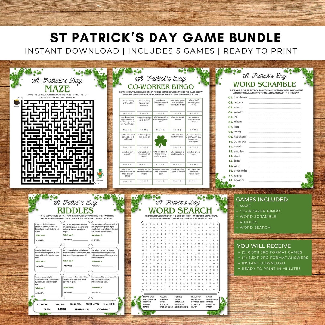 St. Patrick's Day Party Games, St Patrick's Day Corporate Games, St ...