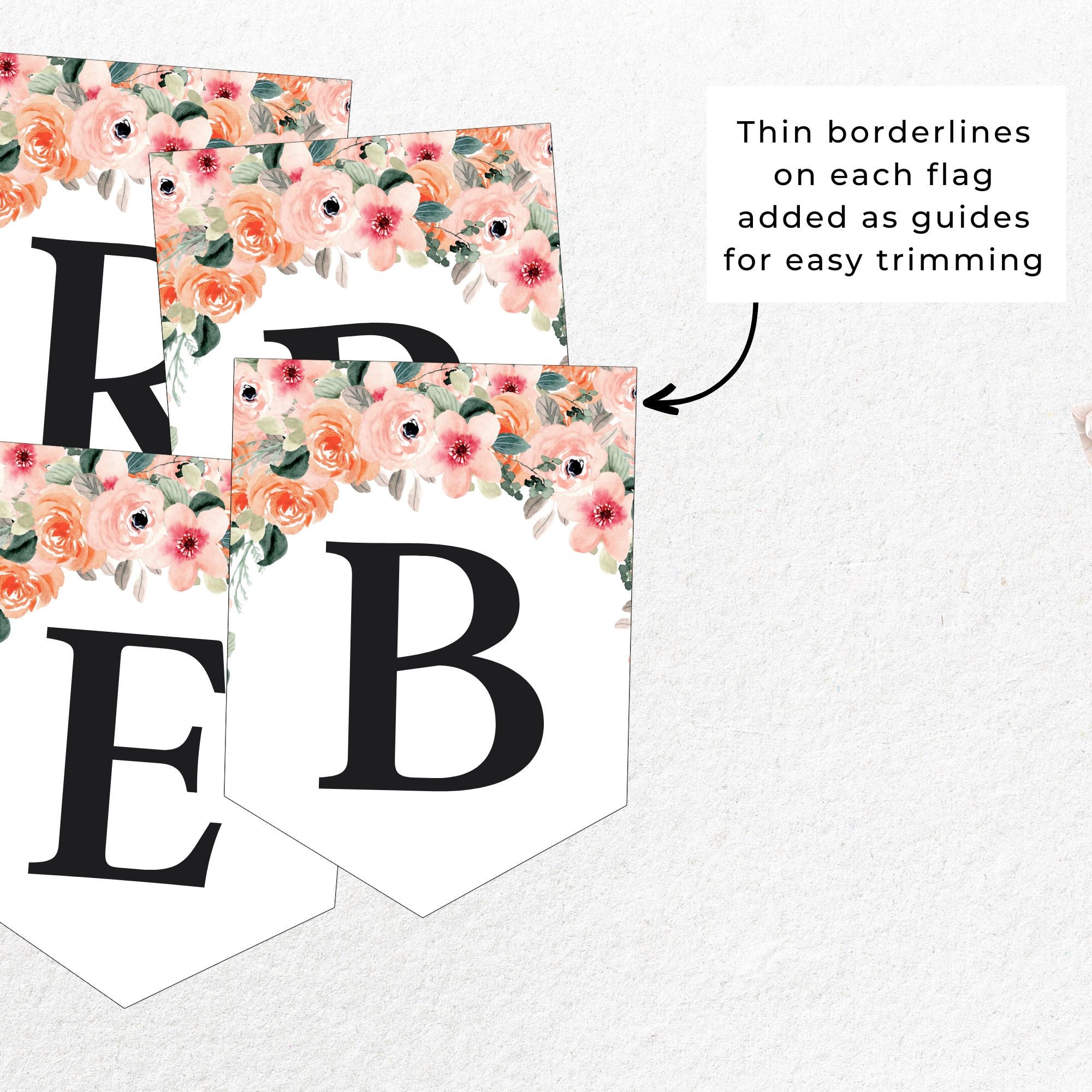 Floral Bride to Be Printable Banner, Floral Wedding Banner, Bridal ...