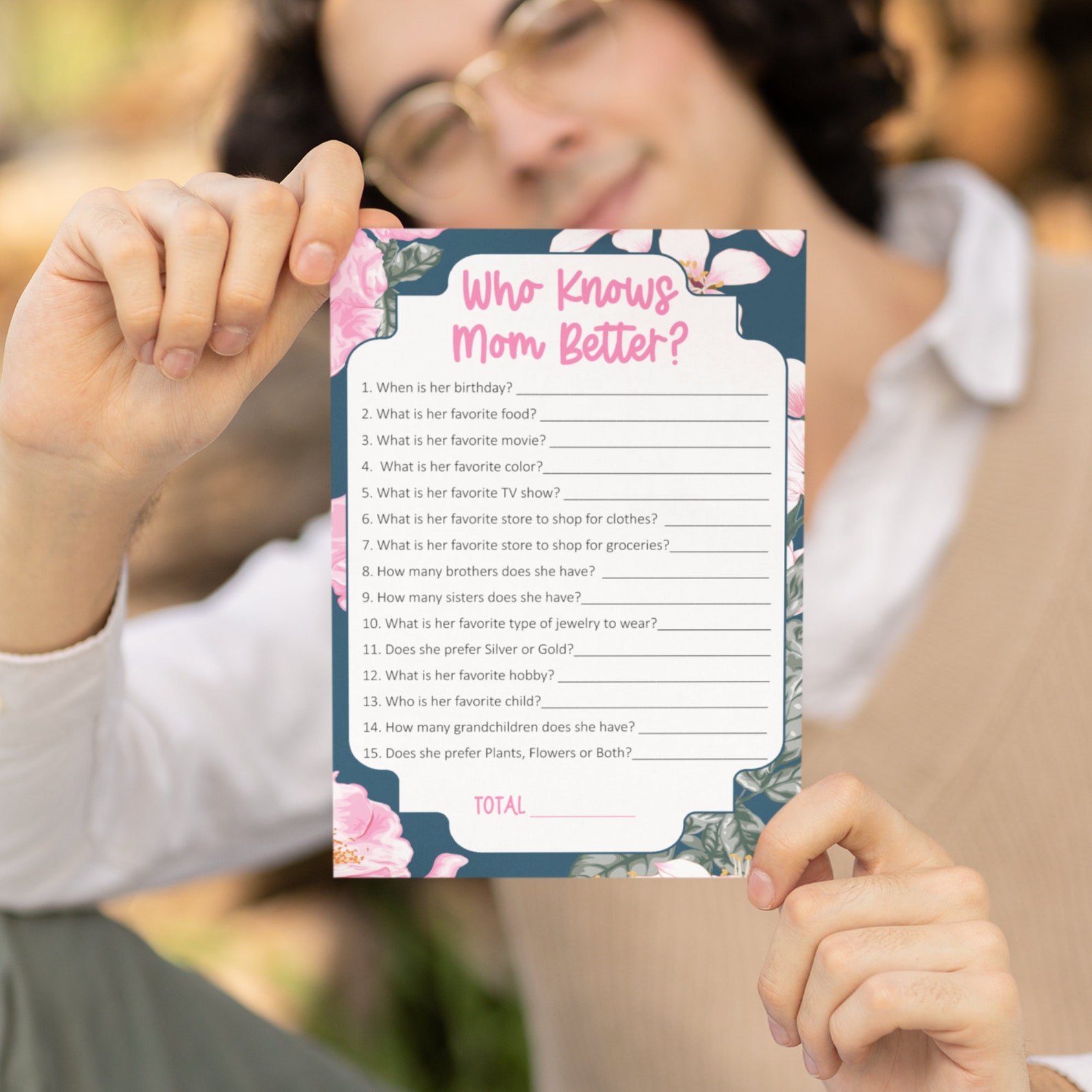 Mothers Day Printable Banner and Who Knows Mom Best Family Game, Banner ...