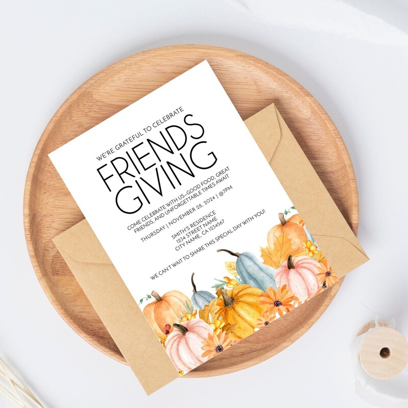 Autumn Invite - Etsy