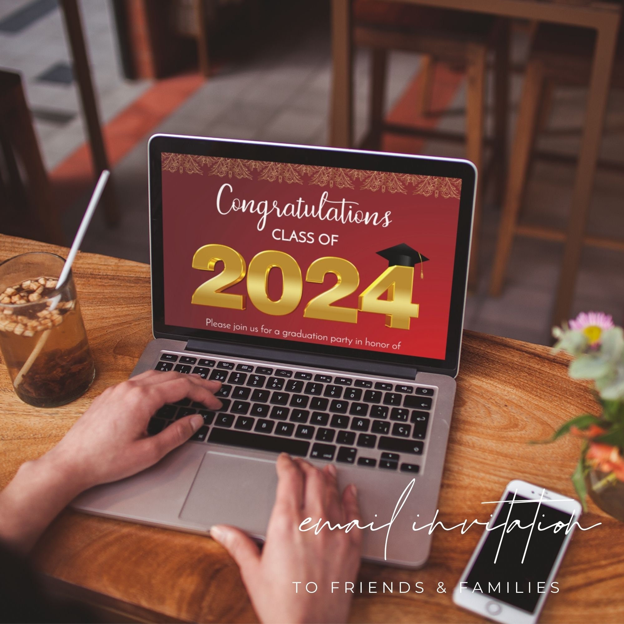 Class of 2024 Graduation Invitation Template, Graduation Invitation ...