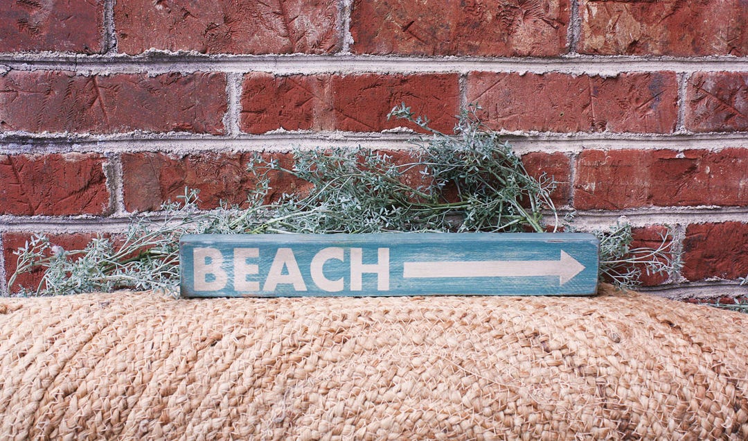 Beach, Wooden Beach Sign, Beach Decor, Beach Sign, Beach Art, Beach ...