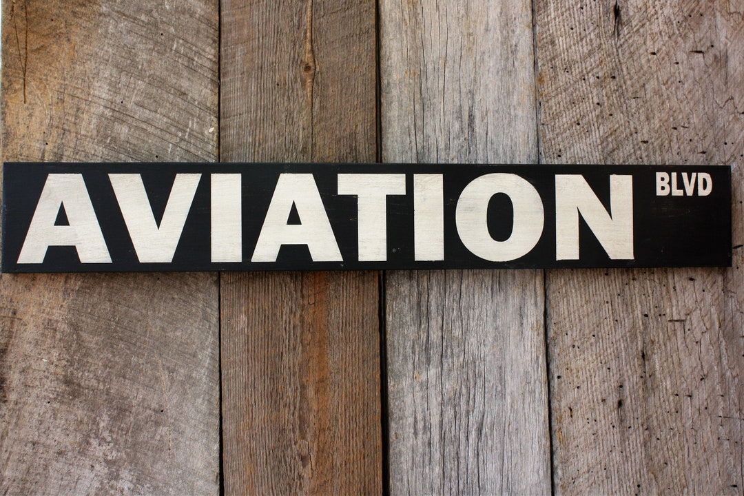 Aviation Sign, Pilot Sign, Pilot Gift, Rustic Aviation Sign, Wooden ...