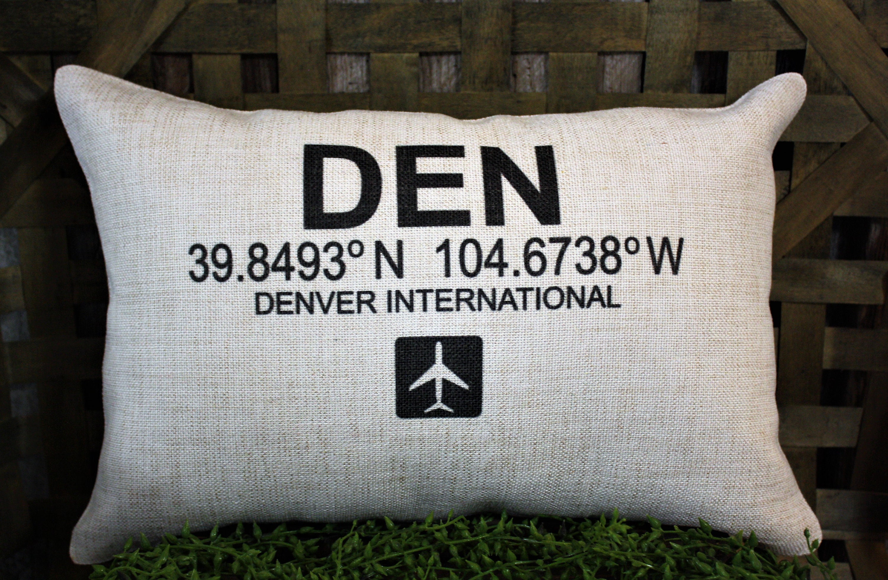 Airport Pillow Airport Location Pillow Airport Code Pillow - Etsy 日本