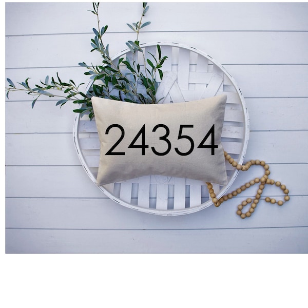 Home Address Pillow - Etsy