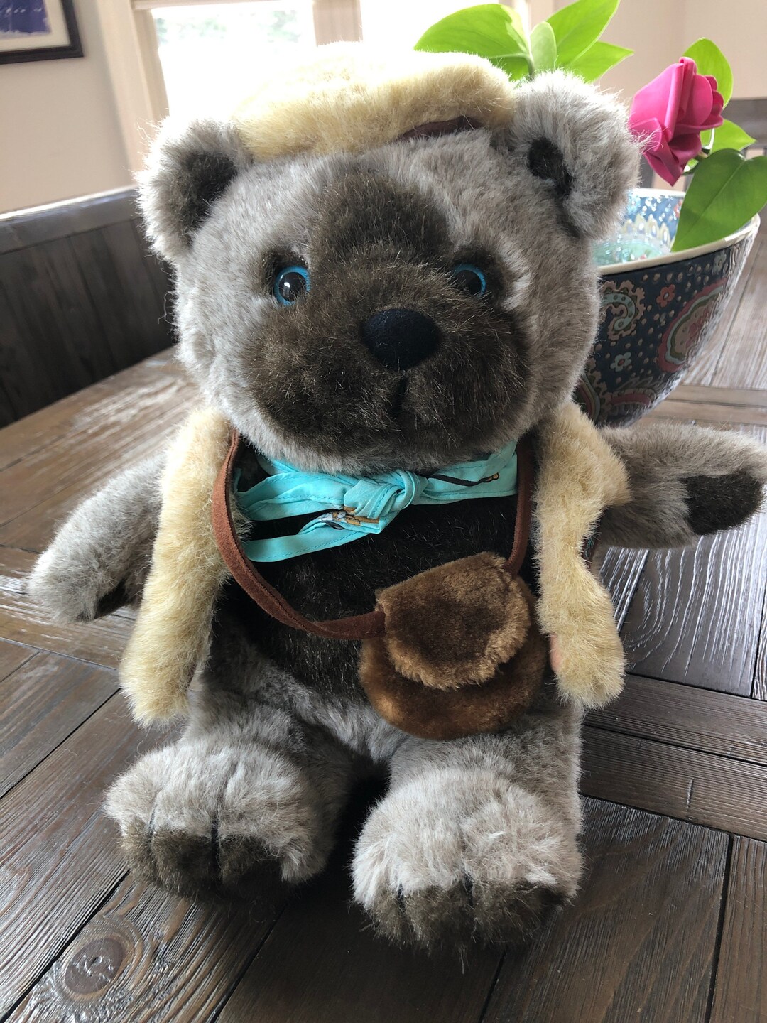 Vintage 1986 Mattel Emotions Frontier Bear - Etsy