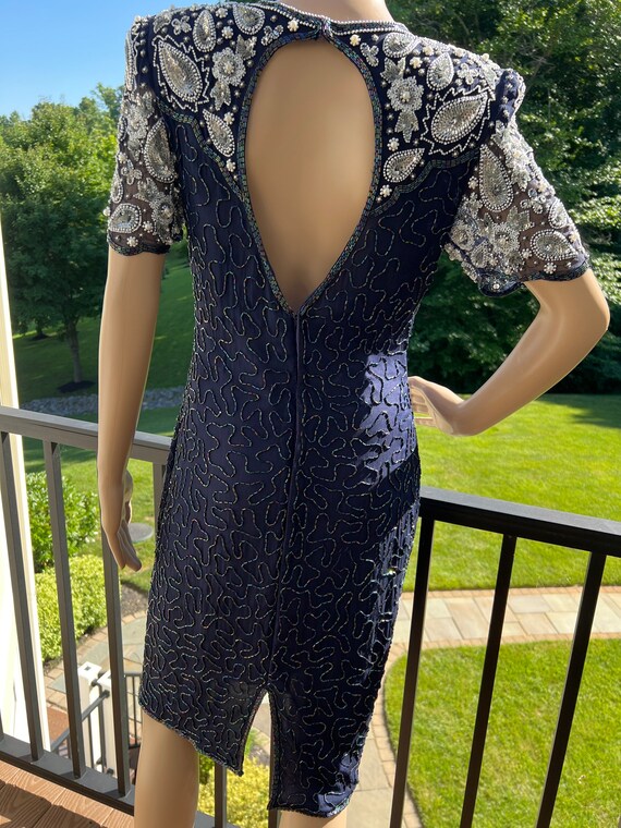 Vintage 80s beautiful Lawrence Kazar New York silk na… - Gem