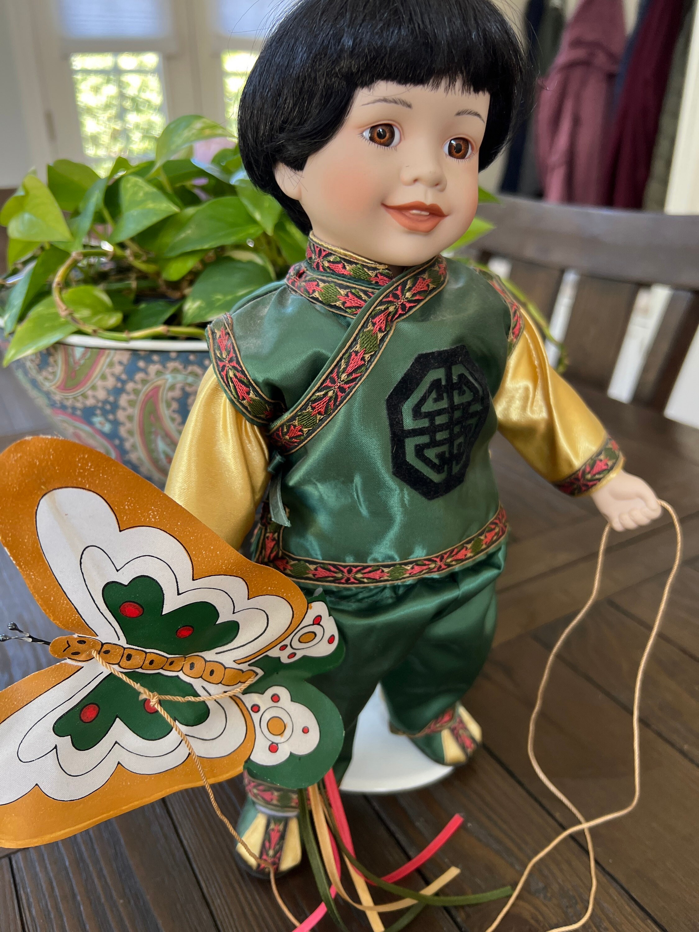 Danbury Mint Mao-mao Vintage, 1993 Japanese Boy in Traditional Clothing ...