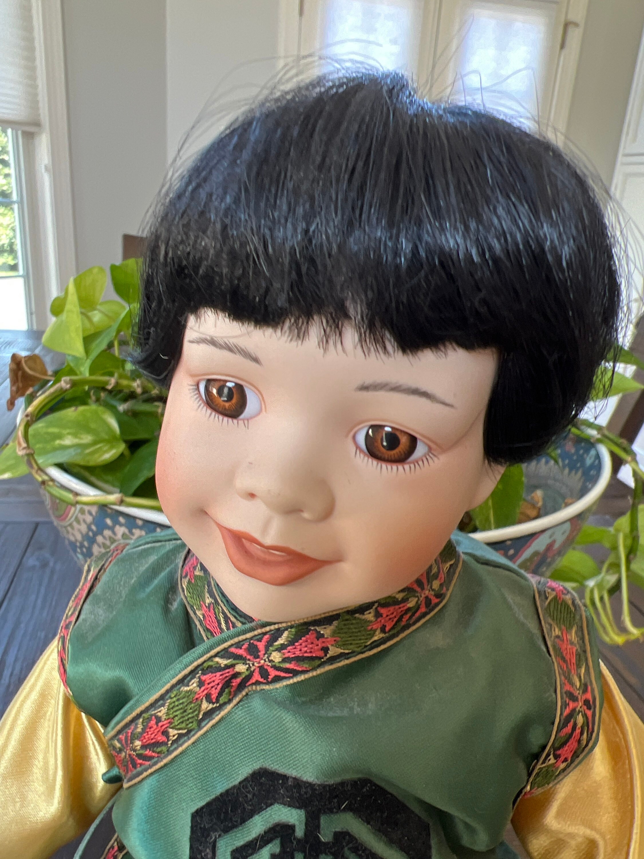 Danbury Mint Mao-mao Vintage, 1993 Japanese Boy in Traditional Clothing ...