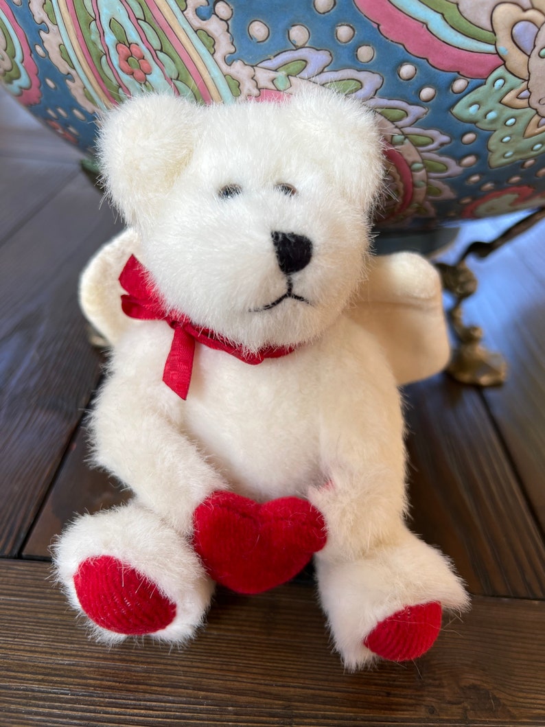 Vintage 90s Boyds Bears Collection Wuzzies Angel Bear With - Etsy