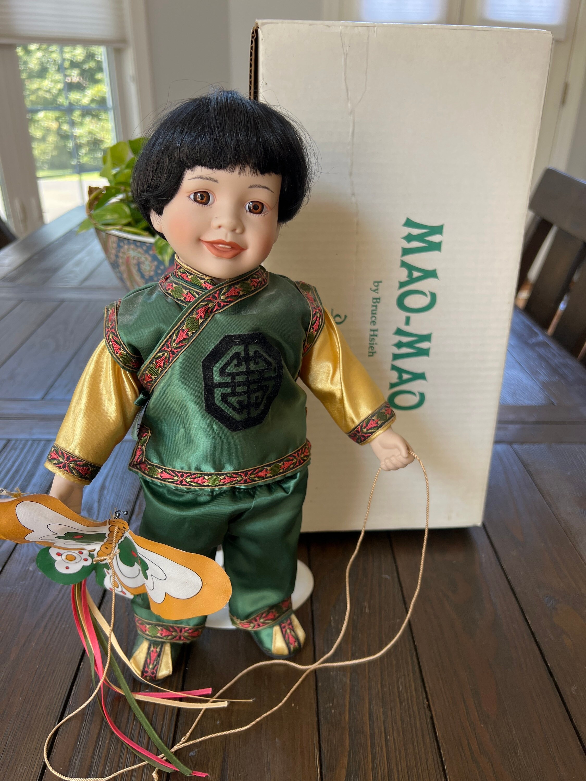 Danbury Mint Mao-mao Vintage, 1993 Japanese Boy in Traditional Clothing ...