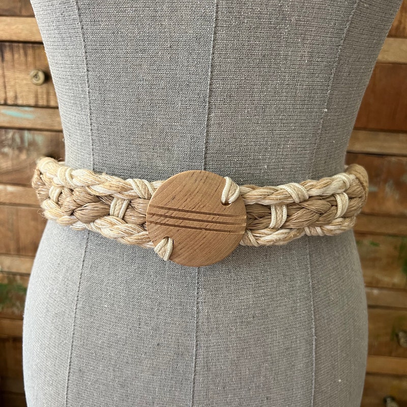 Tan Braided Belt - Etsy